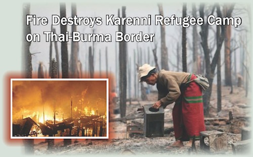 Fire at Mae Surin Camp - Chiang Mai Gay News
